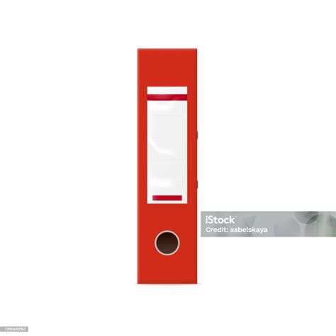 바인더 폴더 척추 템플릿 흰색에 고립 된 사실적인 벡터 일러스트레이션 3차원 형태에 대한 스톡 벡터 아트 및 기타 이미지 3차원 형태 가리기 가슴 바인딩 Istock