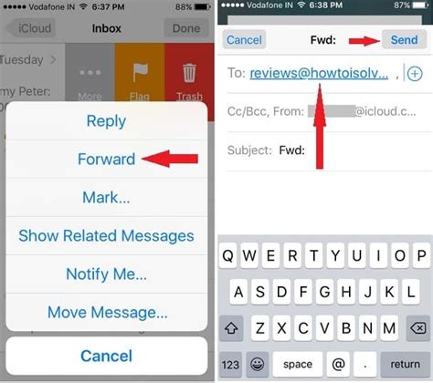 How To Forward An Email Message On IPhone IPad IOS