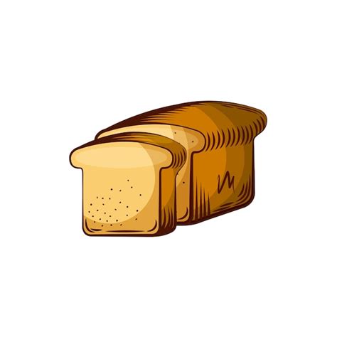 Icono De Pan Vector Premium