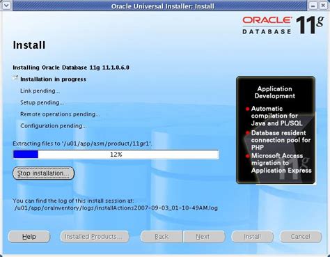 Installation Of Oracle 11g Rac On Linux 11g R1