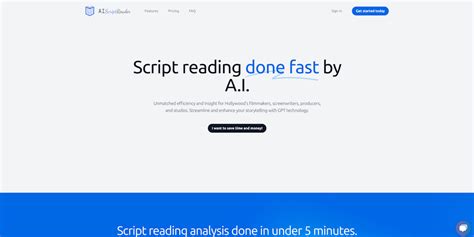 Aiscriptreader Ai Powered Script Reader For Busy Film Producers