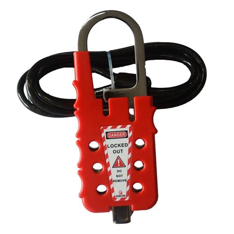 BEIAN LOCK Wire Cable Safety Lock 6 Ft Security Cable Red 1 8m Amazon Com Industrial