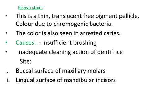Teeth Stains And Discolorations Pptx