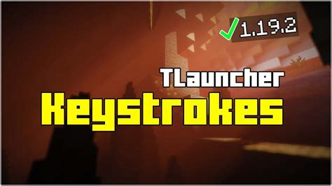 How To Install Keystrokes Mod In Tlauncher 1 19 4 Youtube