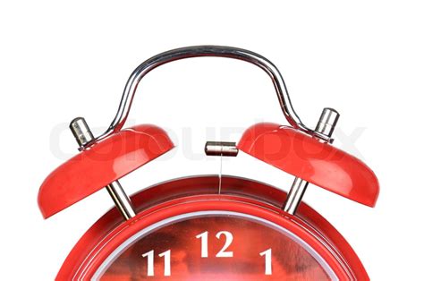 Classic Red Clock Stock Image Colourbox