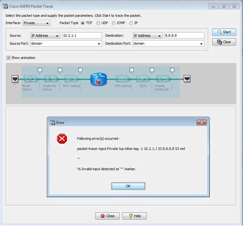 Solved Packet Tracer From ASDM No Longer Working Cisco Community