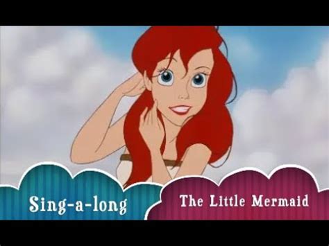 Disney The Little Mermaid Lyric Video Part Of Your World Youtube