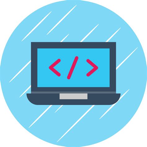Laptop Code Vector Icon Design 20922219 Vector Art At Vecteezy