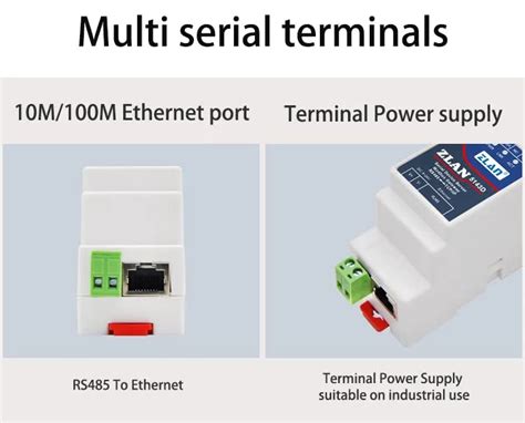 rs485 to tcp ip modbus tcp rtu din rail mounted serial device server — 🛍️ the retail market
