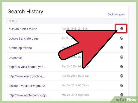 How To Delete Yahoo History 14 Steps With Pictures Wikihow