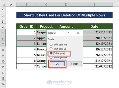 How To Delete Multiple Rows In Excel At Once 5 Easy Ways Exceldemy