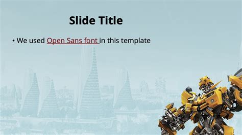 Free Transformers Powerpoint Template Prezentr