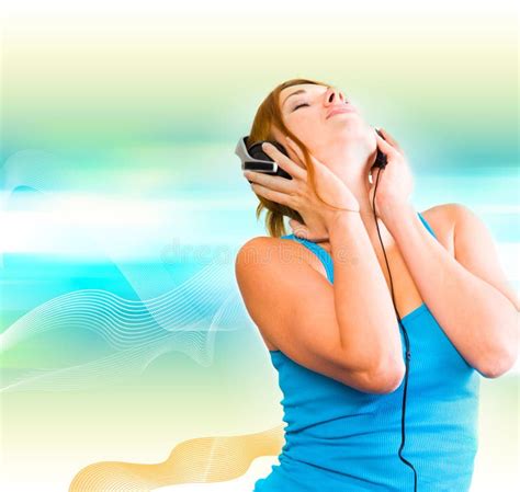 Sexual Woman In Headphones Stock Photo Image Of Culture 11192228