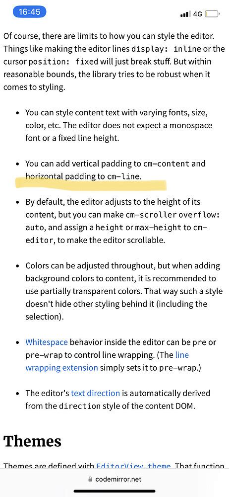 Different Heights For Lines V6 Discuss CodeMirror