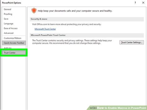 How To Enable Macros In Powerpoint With Screenshots