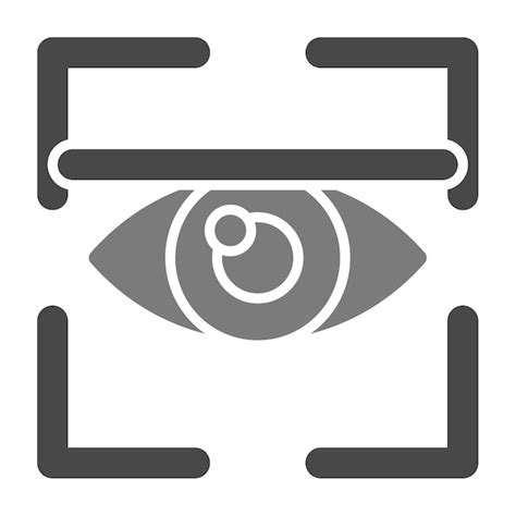 Premium Vector Eye Scanner Icon