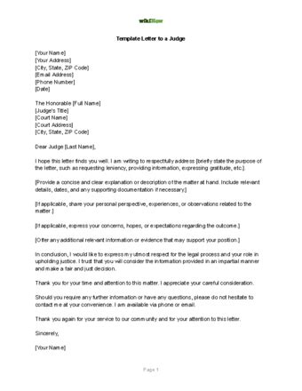 4 Ways To Address A Letter To A Judge WikiHow