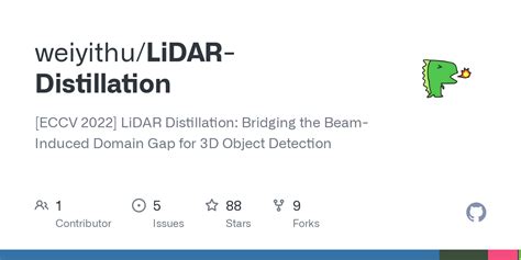 GitHub Weiyithu LiDAR Distillation ECCV 2022 LiDAR Distillation Bridging The Beam Induced