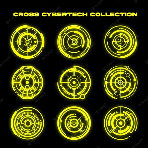 Premium Vector Circular System Futuristic Vector Collection