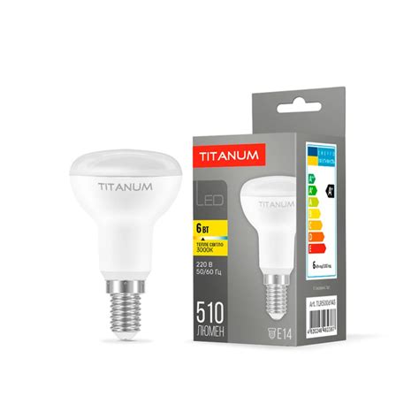 LED лампа TITANUM R50 6W E14 3000К – фото, відгуки, характеристики в ...