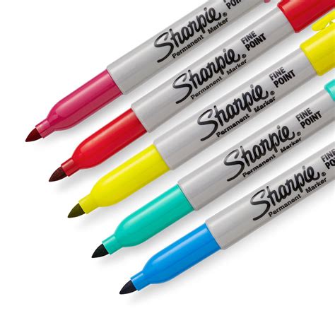 24 X Sharpie Fine Point Tip Permanent Marker Pens Assorted Colours Quick Dry Ebay