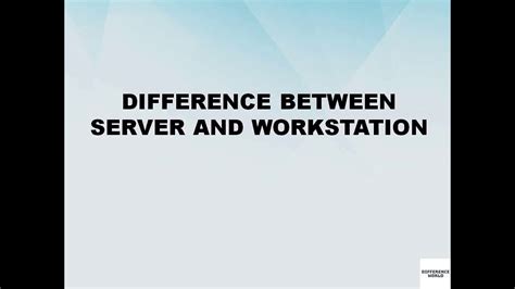 Difference Between Workstation And Network Computer At Claudia Chase Blog