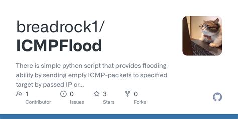 GitHub Breadrock ICMPFlood There Is Simple Python Script That Provides Flooding Ability By