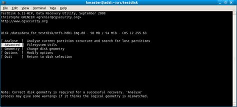 Undelete Files From Ntfs With Testdisk Cgsecurity