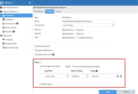 Technical Tip How To Generate A Report With Log F Fortinet Community