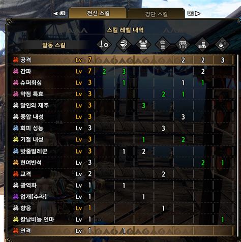 몬스터 헌터 와일즈 인벤 라이즈 범용 교격 수라 한손검 세팅 몬스터 헌터 인벤 장비 세팅커스텀 게시판