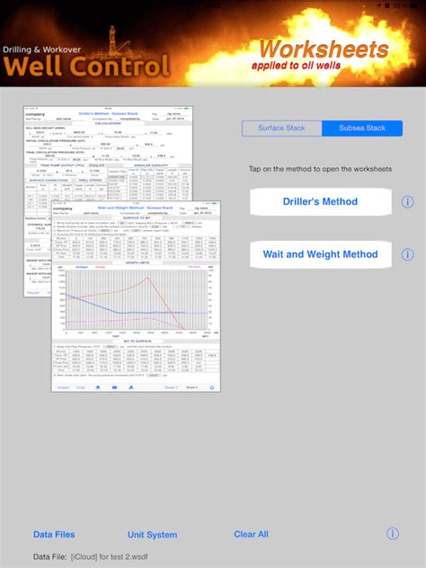 Kill Sheet Well Control