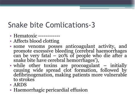 Snake Bite Management Pptx