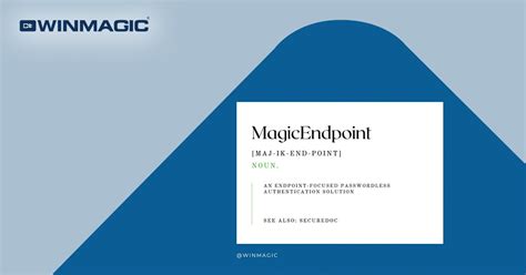 Winmagic On Linkedin Passwordless Authentication