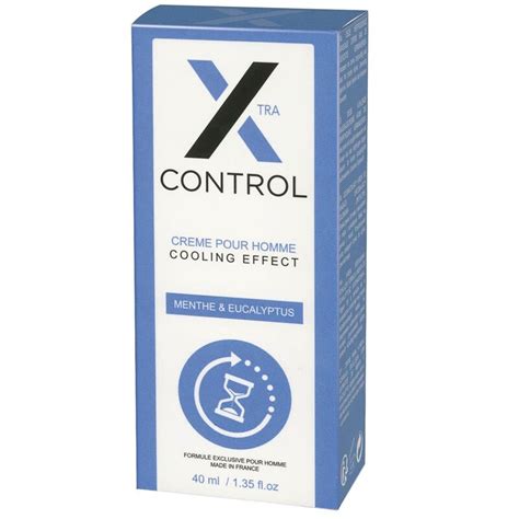 Ruf X Control Crema Efecto Frio Para Hombre 40 Ml Seductime Sex Shop