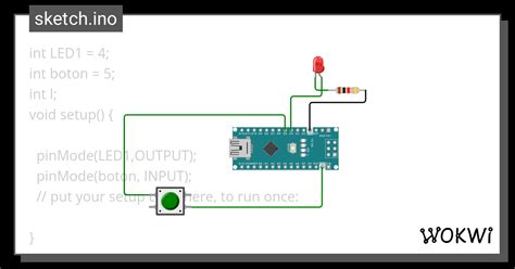 Led2 Wokwi Esp32 Stm32 Arduino Simulator