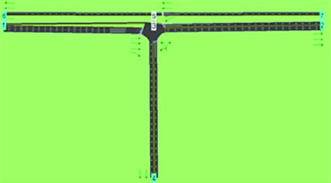 Continuous Green T Intersection Model Download Scientific Diagram Continuous Green T Intersection Model Download Scientific Diagram