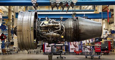 Pratt And Whitney Pw4000 Engine Used On A Boeing 777 Aircraft San Francisco International Airport