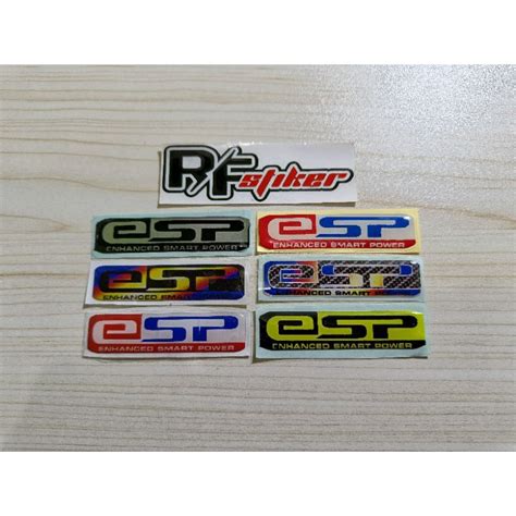 Sticker Sticker Embossed Esp Emblem Esp Bol Filter Honda Shopee Malaysia