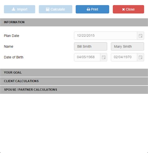 Application Data Entry Razorplan User Guide