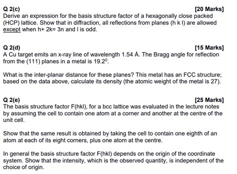 Solved Q C Marks Derive An Expression For The Basis Chegg
