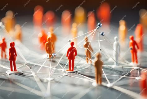 Abstract Representation Of Network Connectivity Premium Ai Generated