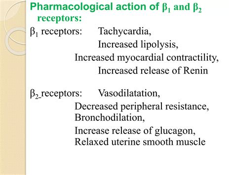 Introduction To Adrenergic Receptors And Types Pptx