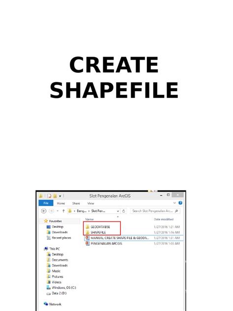 pdf manual create shape file and geodatabase dokumen tips