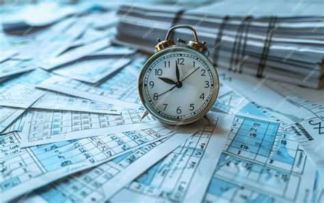 Overlapping Calendar Pages And Clock Faces Suggesting Busy Schedules And Time Management