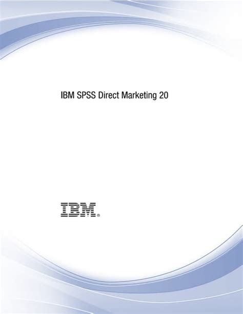 Ibm Spss Directmarketing Pdf