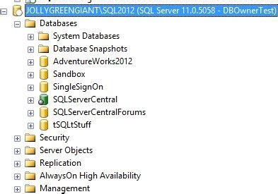 DB Owner Querying For Database Options SQLServerCentral