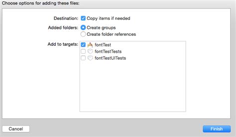 Objective C Try To Add Uifont To Xcode Project Stack Overflow