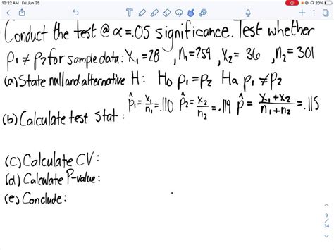 Conduct Hypothesis Test Showing All Of Your Steps If… Solvedlib