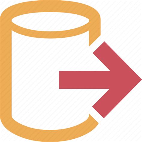 Database Export Storage Icon Download On Iconfinder
