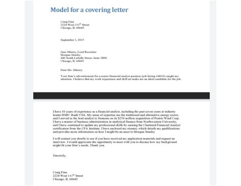 Cover Letter Read English Language Studocu